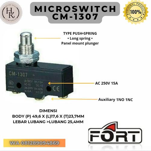 Jual micro switch cm -1307 fort - Jakarta Barat - HK KOMPONEN ONLINE ...