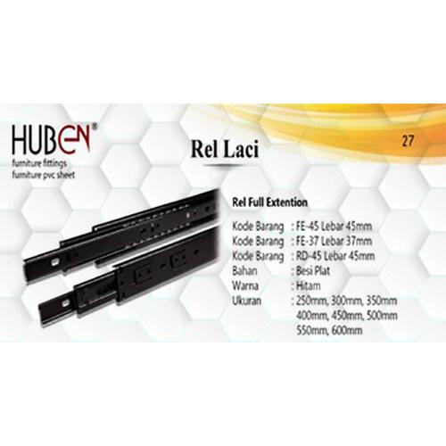 Jual REL LACI DOUBLE TRACK HUBEN 50CM SOFT CLOSE SLOMOTION - Kota ...