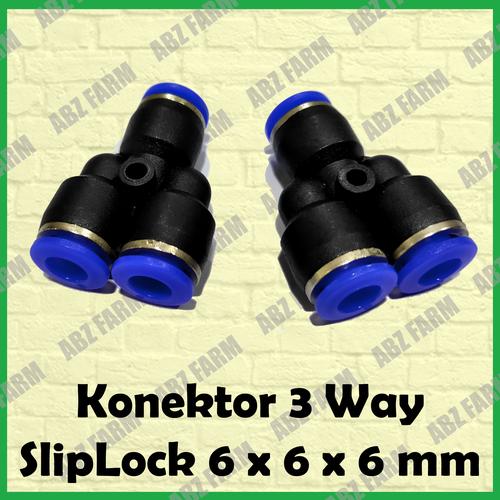 Jual FITTING PNEUMATIC SLIP LOCK CABANG 3 MODEL Y 6 MM - Jakarta Barat ...