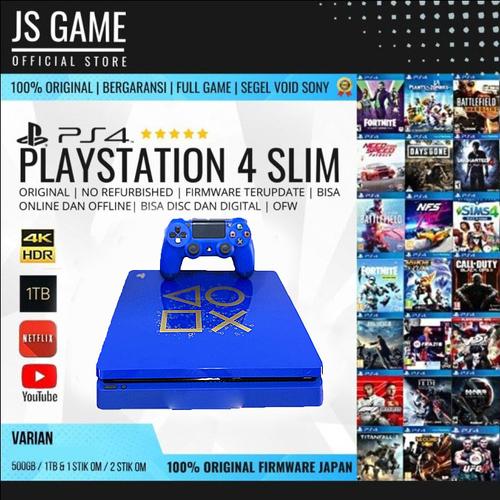 Promo SONY PS4 SLIM 1 TB ORIGINAL FULL GAME ONLINE OFFLINE - SLIM 1 TB ...