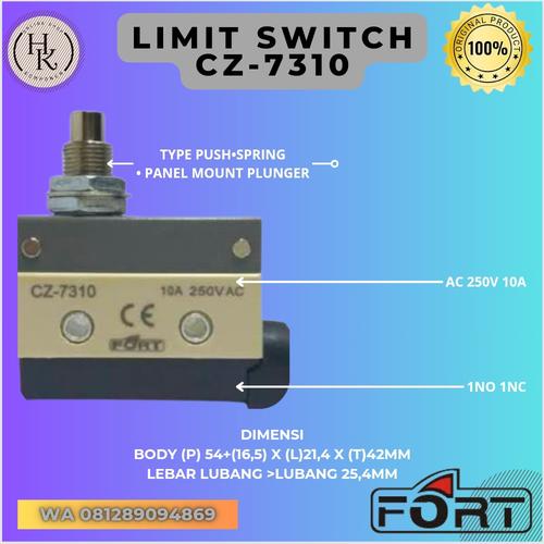 Jual Micro switch CZ-7310 FORT LIMIT SWITCH DOOR SWITCH PANEL - Jakarta ...