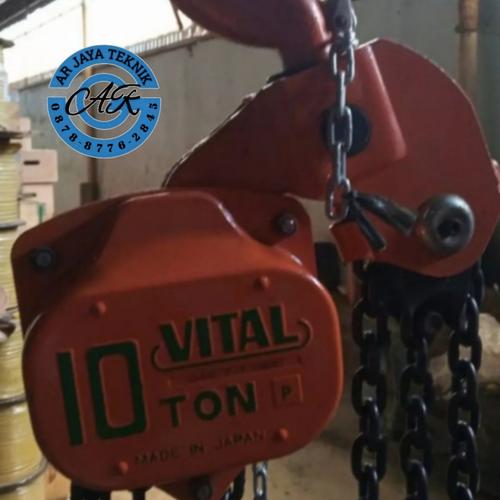 Jual Takel Chain Block 10 Ton 5 Meter Vital Japan Takel/Erekan Hand ...