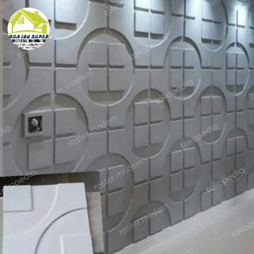 Jual wall panel 3d hiasan dinding bata tempel mozaik wall panel 3 ...