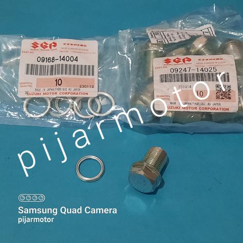 Jual Baut dan Ring Tap Oli Mesin RC 100 Bravo Crystal Tornado Satria ...