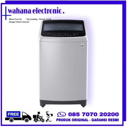 Jual LG T2109VS2M MESIN CUCI 1 TABUNG TOP LOADING 9KG T2109 SMART ...