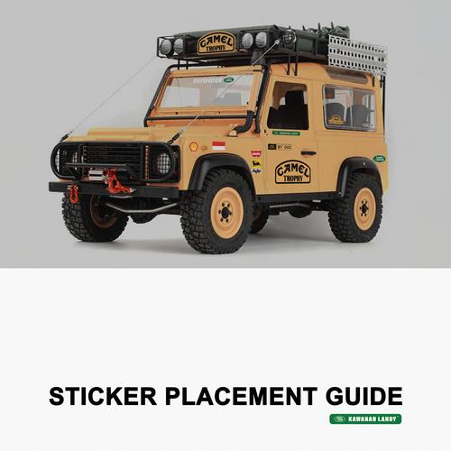 Jual STICKER CAMEL TROPHY RC ADVENTURE 1/10 LAND ROVER D90 D110 SERIES ...