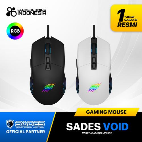 Jual Sades Void RGB Wired Gaming Mouse - White - Kota Bandung - Clover ...