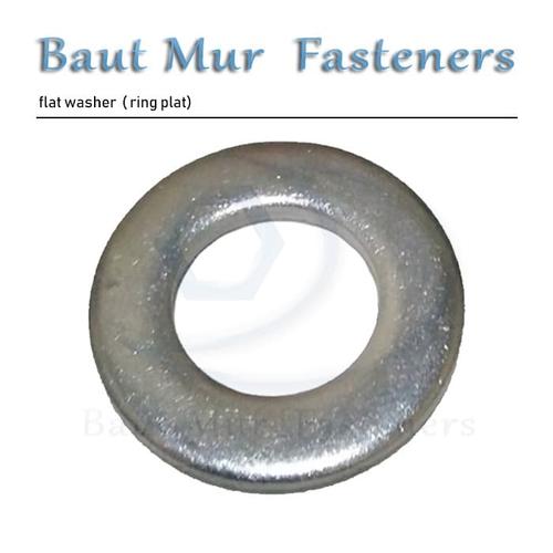 Jual ring plat m8 washer putih galvanis - Jakarta Pusat - baut mur ...