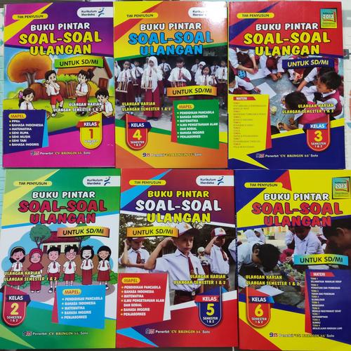 Jual Buku Pintar Soal Soal Ulangan SD/MI Kelas 1 2 3 4 5 Kurikulum Merdeka - Kelas 2 - Kab ...
