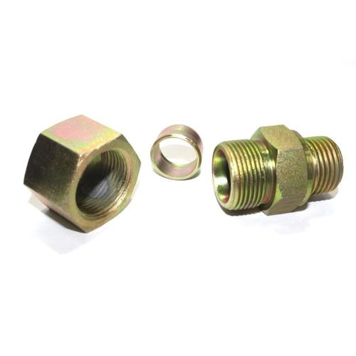 Jual male connector besi OD 20mm x 1 inch BSPP steel hydraulic baja ...