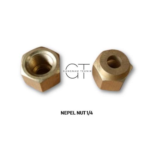 Jual NUT NAT NEPEL 1/4 NUT NEPEL - Kota Bekasi - GANGNAM TEKNIK | Tokopedia