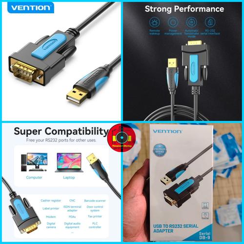 Jual Kabel Vention USB to RS232 DB9 Male Serial Converter VAS-C02 - 1 ...