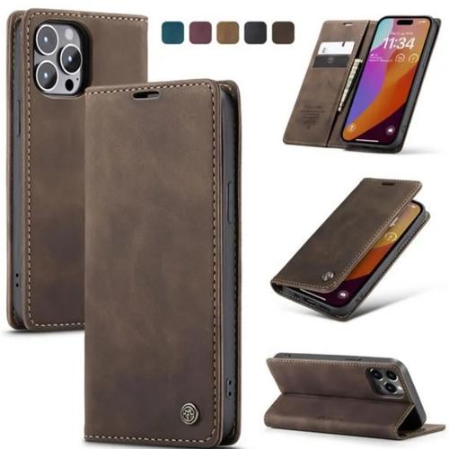 Jual Flip Case iPhone 15 Pro Max 15Pro Promax Leather Wallet Dompet ...