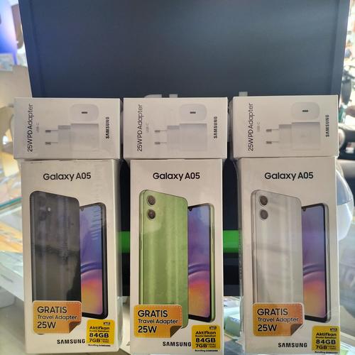 Jual SAMSUNG A05 6/128 New segel Box No repack Garansi Resmi - SILVER ...