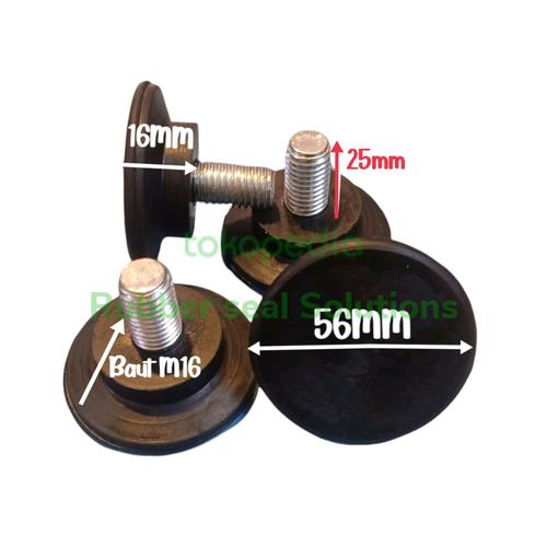 Jual Adjuster kaki stabil M16 panjang baut 4cm pelindung kaki meja ...