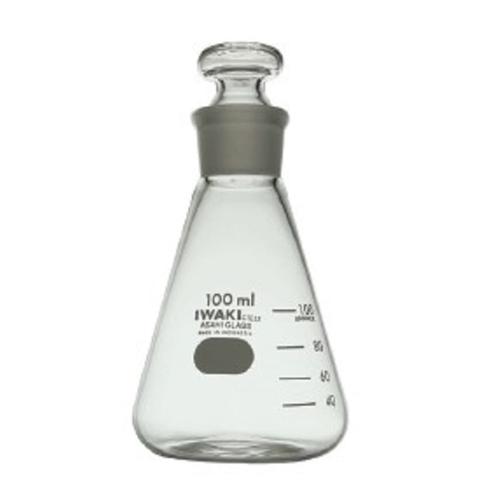 Jual Erlenmeyer Asah Erlenmeyer Flask with TS Glass Stopper 250 ml | Iwaki - Jakarta Utara - Lab ...