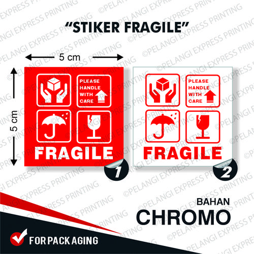 Jual Sticker Fragile Awas Pecah Stiker Jangan Dibanting - Variant 1 - Jakarta Barat - Pelangi ...