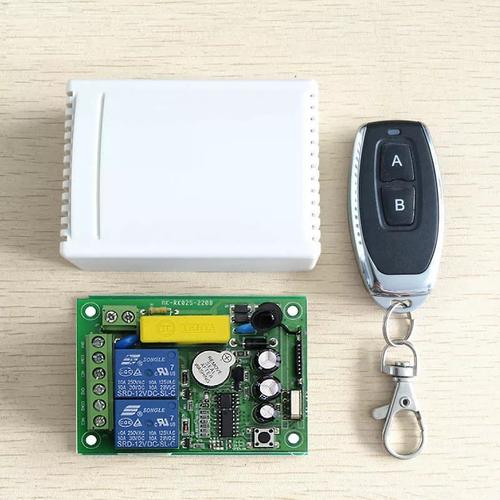 Jual 220V Relay 2Ch Wireless Remote Control Switch Transmitter Receiver ...