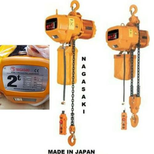 Jual CHAIN BLOCK ELECTRIC 2 ton x 6 meter 3 Phase NAGASAKI ELEKTRIK ...