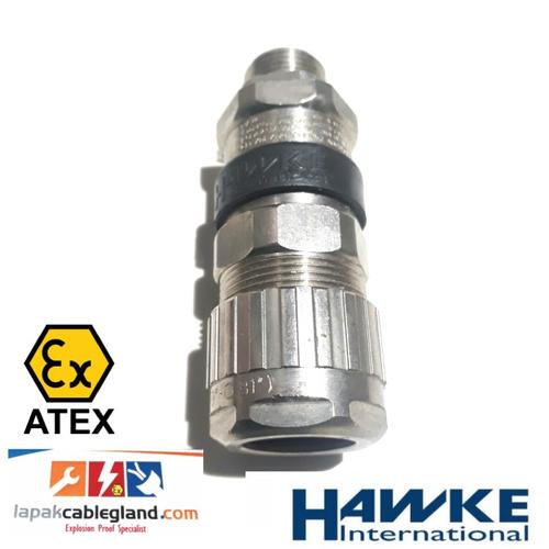Jual Industrial Cable Gland Armor HAWKE 153/RAC/B 3/4"NPT Brass Nickel ...
