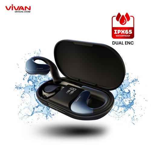 Promo VIVAN OWS Open Ear True Wireless Earbuds IP65 Dual ENC BT v5.3 ...