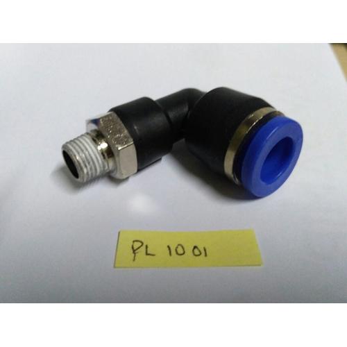 Jual sambungan selang tubing PL1002 fitting pneumatic PL 1002 10mm drat ...