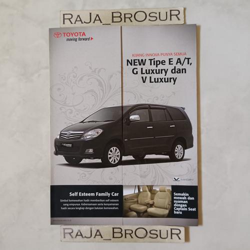 Jual Poster brosur katalog iklan leaflet Toyota Kijang Innova 2010 ...