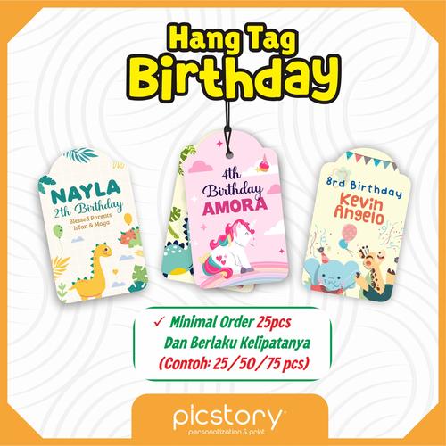 Jual Hang Tag Birthday - Hangtag Ulang Tahun - Greeting Card Hampers ...
