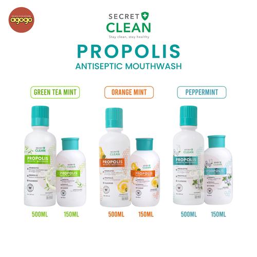 Promo SECRET CLEAN PROPOLIS ANTISEPTIC MOUTHWASH - PEPPERMINT, 150 ML ...