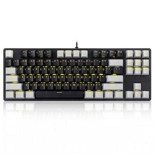 Jual E-YOOSO Z-87 MECHANICAL KEYBOARD 87 KEY BLACK GREY SINGLE LIGHT ...