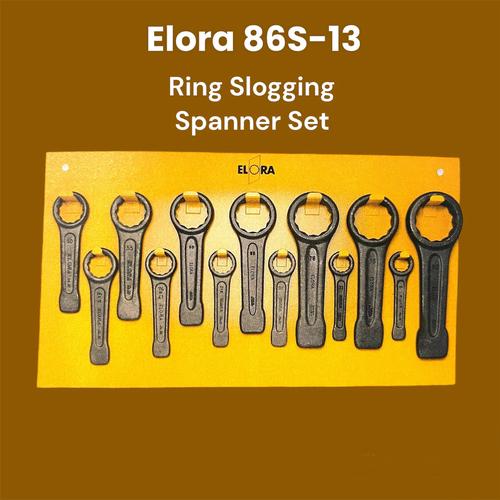 Jual Elora Ring Slogging Spanner Set 86S-13 / Elora Kunci Ring Pukul ...