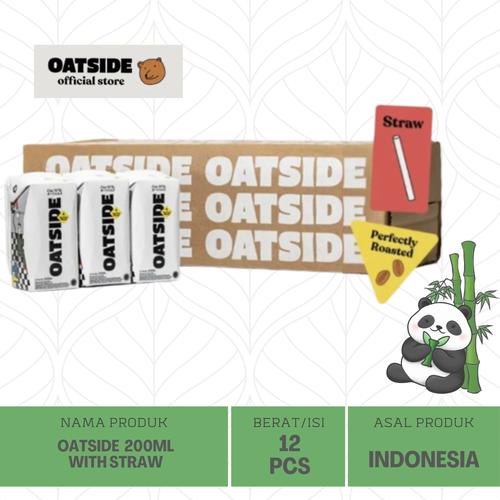 Jual OATSIDE MINI STRAW KARTON - Oat Milk 200 ML (With Straw/Sedotan ...