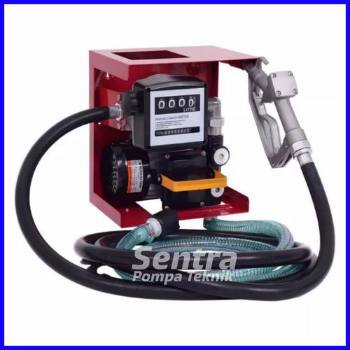 Jual Pompa minyak Pompa solar Fuel pump dispenser LENGKAP SET 60LPM ...