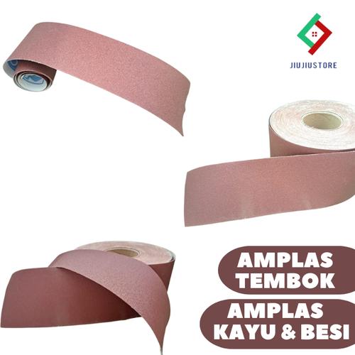 Jual AMPLAS METERAN AMPLAS ROLL AMPLAS 60/80/100/120/150/180/240/320 ...