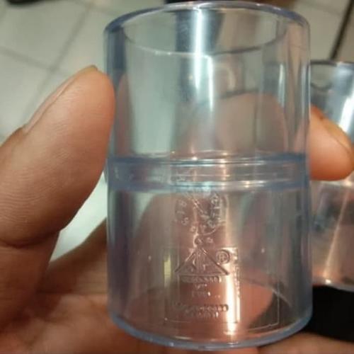 Jual Socket pipa transparan 3/4" inch - Socket sambungan pipa pvc ...