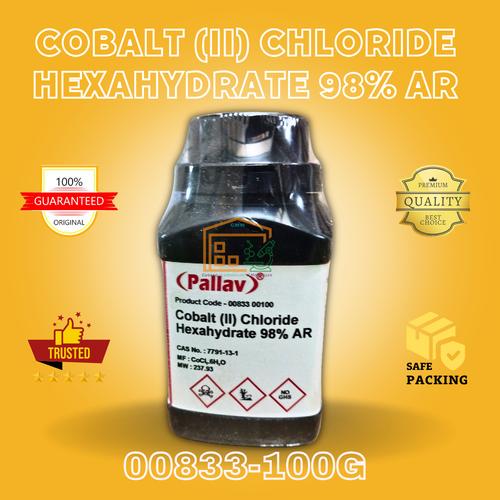 Jual Cobalt (II) Chloride Hexahydrate 98% AR | CoCl2.6H2O, 100 Gram ...