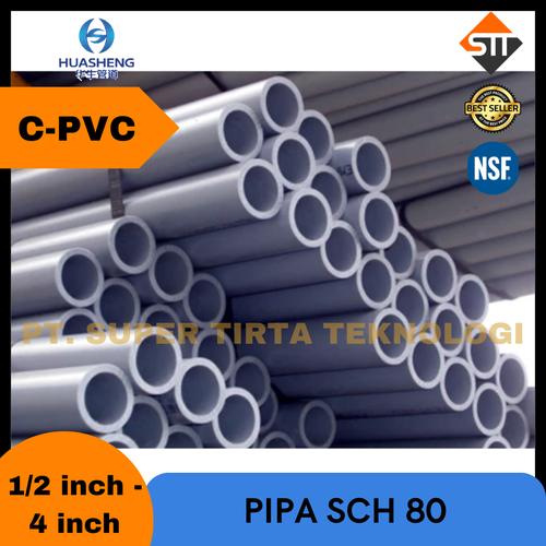 Jual Pipa C-PVC Sch.80 4m 1/2inch - 4 inch - 1/2 inch - Kab. Tangerang ...