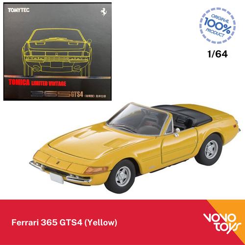 Jual Tomica Limited Vintage TLV Ferrari 365 GTS4 Yellow Tomytec ...