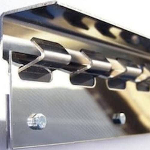 Jual BRACKET HANGER-GANTUNGAN SS 100cm Tirai plastik PVC strip curtain ...