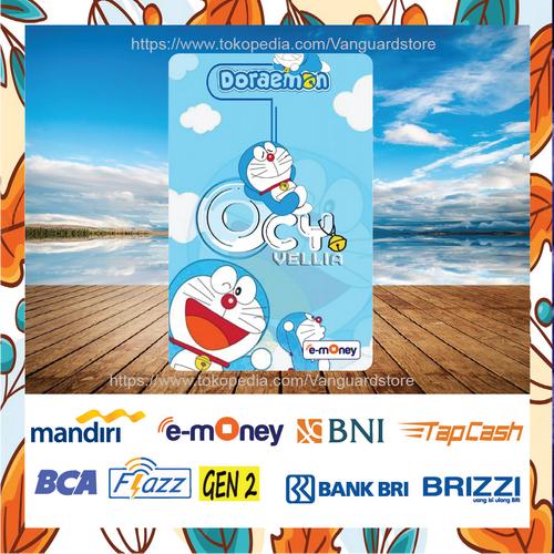 Jual KARTU EMONEY GAMBAR KARTUN OK DORAEMON MANDIRI BRI BNI BCA - 1 ...
