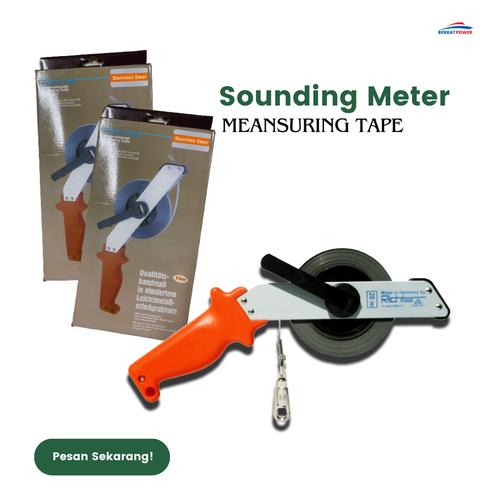 Jual Sounding Meter Meansuring Tape Skala Ritcher Ukuran 10M 15M 20M ...