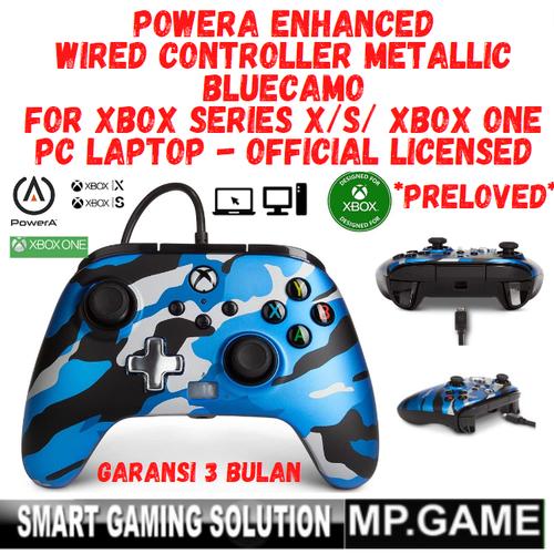 Jual PowerA Enhanced Wired Controller METALLIC BLUECAMO Xbox One X/S/ PC - Kota Tangerang ...