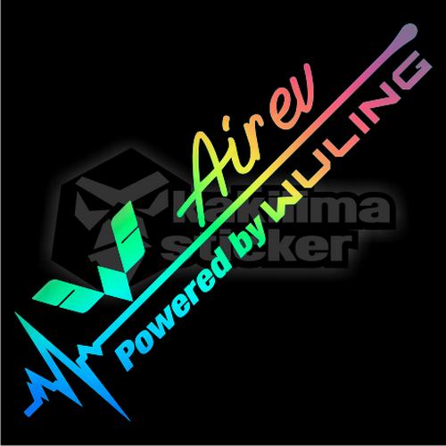 Jual Sticker EKG Logo Mobil Wuling Confero, Cortez, Almaz, Air ev dll ...