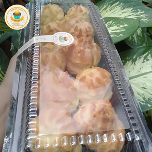 Jual kue Sus / Soes vla isi Rhum (kue basah/Snack box) - vla coklat ...