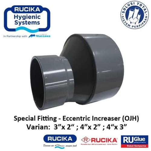 Jual ECCENTRIC INCREASER OJH 3" x 2" VLOK SOK SPECIAL FITTING RUCIKA ...