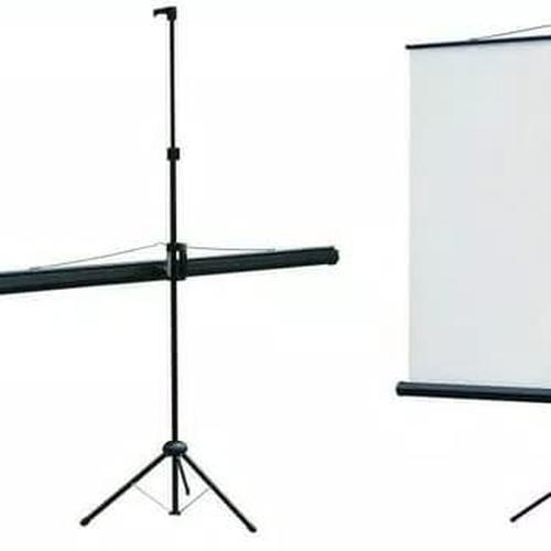 Jual LAYAR SCREEN triport 70 "layar proyektor kaki 70 in" - Jakarta ...