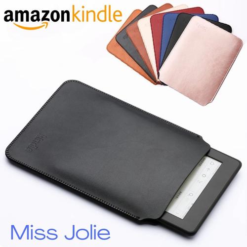 Jual leather sleeve kindle paperwhite 10th gen case cover pouch ...