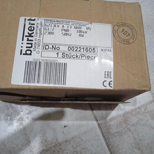 Jual SOLENOID VALVE BURKERT 6213EV A 13 NBR MS G1/2 AC230V 00221605 ...