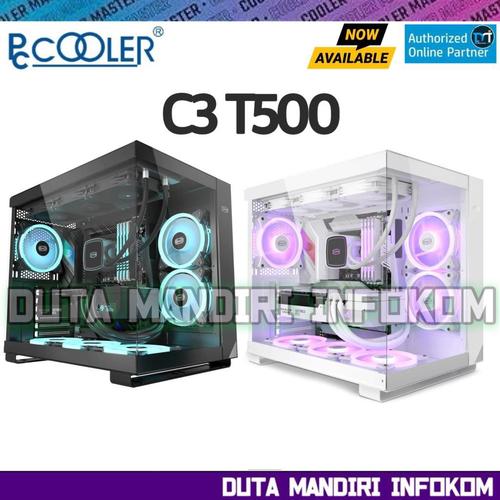 Promo PCCooler C3 T500 ARGB - Tempered Glass Mid Tower ATX Gaming Case ...