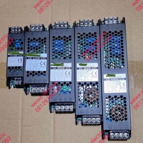 Jual adaptor slim 12v 24v power suply psu jaring 3 5A 10A 12,5A 15A 20A ...